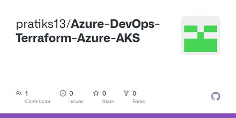 GitHub Pratiks Azure DevOps Terraform Azure AKS