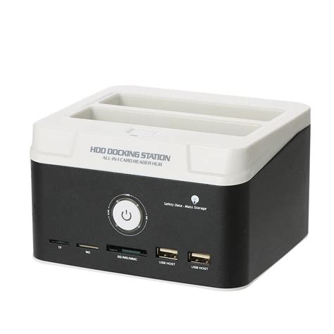 All In One 2 5 3 5 External HDD Docking Station USB2 0 HDD Enclosure To SATA IDE CardReader