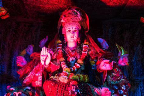 A Beautiful Idol Of Maa Durga Stock Image Image Of Hinduism Mother 259029145