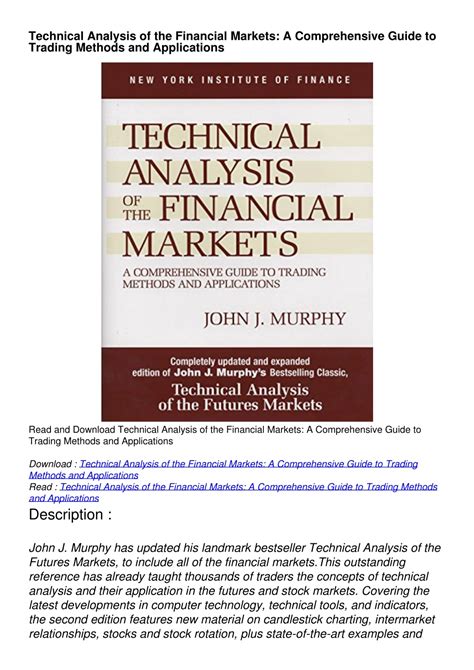 Ppt Downloadpdf Technical Analysis Of The Financial Markets A