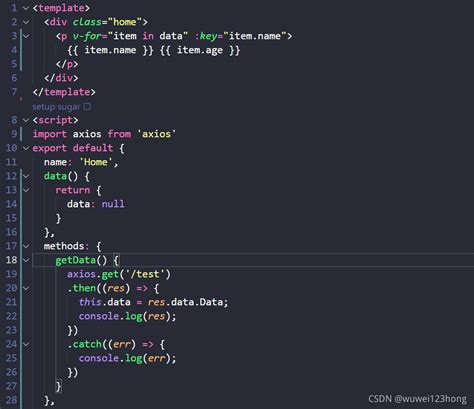 Vuecli3 模拟 Json 数据， 并通过 Axios 渲染vue3 根据json动态渲染 Csdn博客