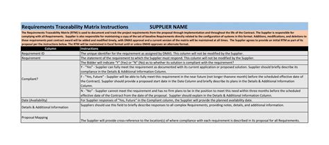 46 Free Printable Requirements Traceability Matrix Templates