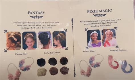 Every Hairstyle Option At Bibbidi Bobbidi Boutique In Walt Disney World