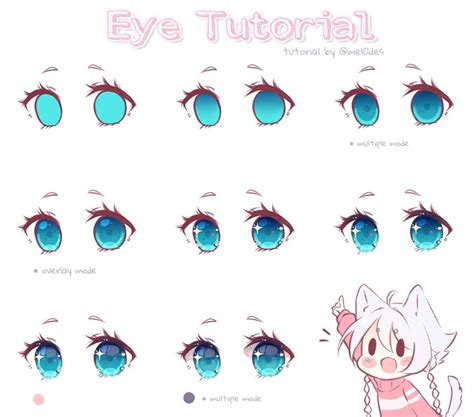 Draw Anime Eyes Tutorial Ojo Harunmudak Sombreado Base Clipartmag