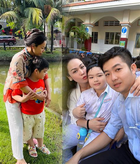 Con trai Nhật Kim Anh theo mẹ lên công ty ra dáng chủ tịch nhí