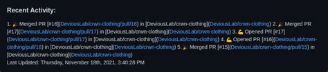 Activity Formatting Issue · Issue 132 · Readme Workflowsrecent Activity · Github
