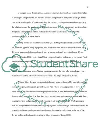 Design Engineering Process Essay Example Topics And Well Written