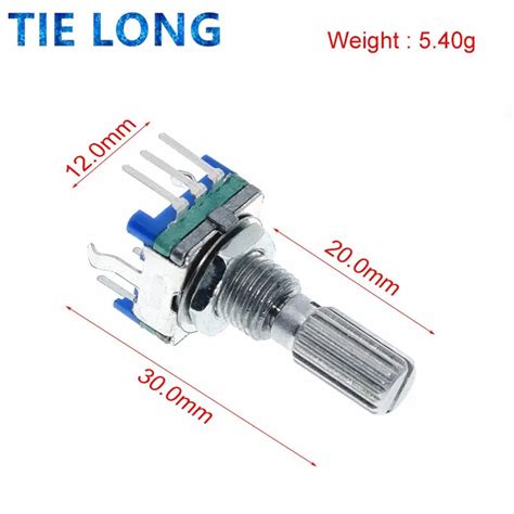 매화 핸들 20mm 로터리 엔코더 코딩 스위치ec11디지털 전위차계 스위치 5 핀 포함 1 개전위차계 Aliexpress