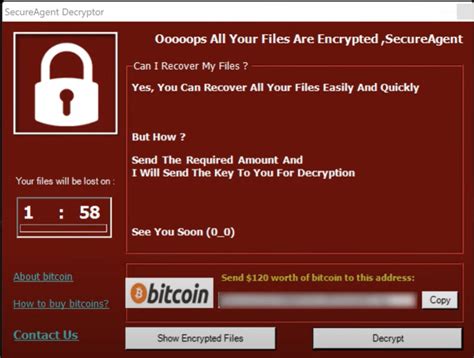 SecureAgent Ransomware Removal Files Decryption Guide