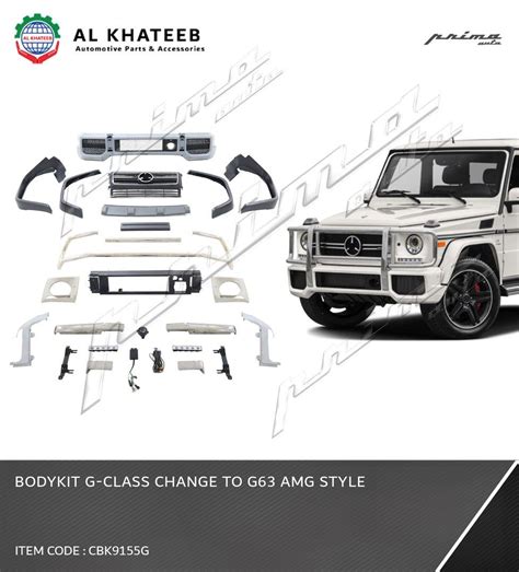 G Class 2007 2017 Auto Car Full Body Kit Upgrade To G63 Amg Style