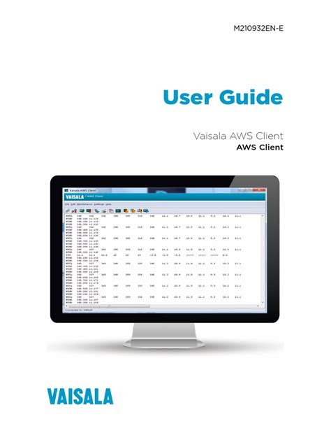 Vaisala Aws Client Ug M210932en Pdf Port Computer Networking Network Socket