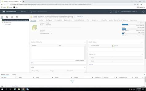 Google Cloud VMware Engine Configuration
