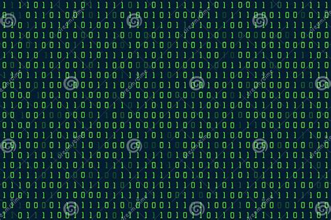 Abstract Technology Binary Code Backgrounddigital Binary Data And