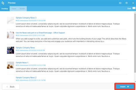 how to connect shortpoint elements with your site news shortpoint support