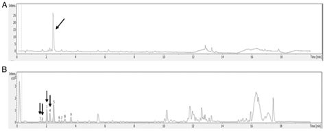 Uplc Esi Q Tof Ms Analysis Of Dcm Fraction A Uv Chromatogram At 350 Download Scientific