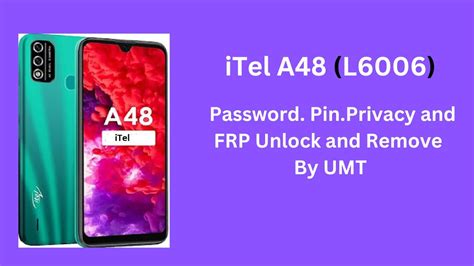 ITel A L Frp Remove By UMT Pro YouTube