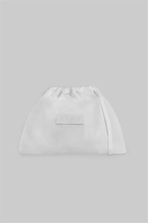 Ecru Label Drawstring Pouch Drawstring Pouch Cotton Drawstring Bags Ecru