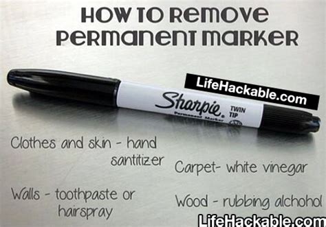 How To Remove Sharpie