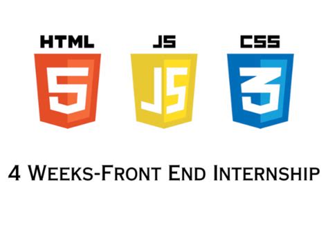 front end developer internship