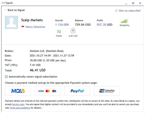 How To Subscribe To A Signal Trading Signals And Copy Trading