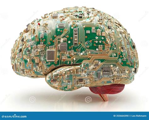 Human Cognition Brain And Dna Logo Design Cartoon Vector 225759001