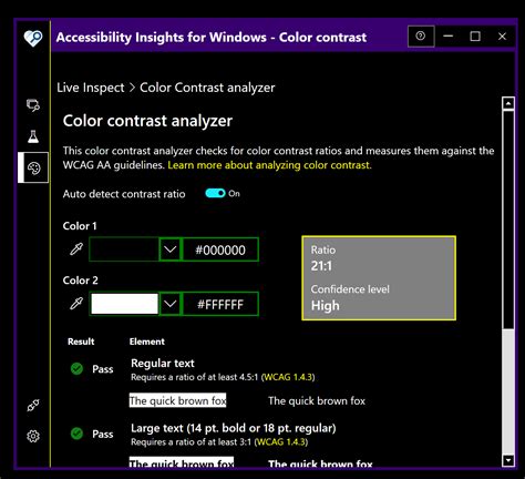 Bug Color Contrast Value Background Does Not Respect The Active High