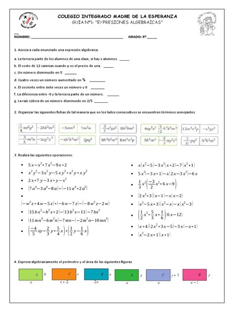 Numeros Reales Y Expresiones Algebraicas Pdf Álgebra Números