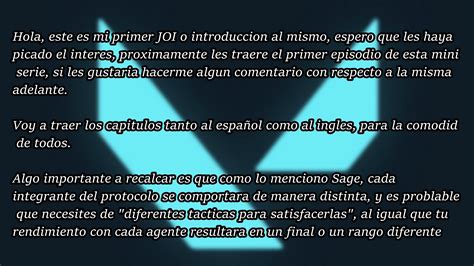 Bienvenido Al Protocolo VALORANT JOI ESP Introducción Preview