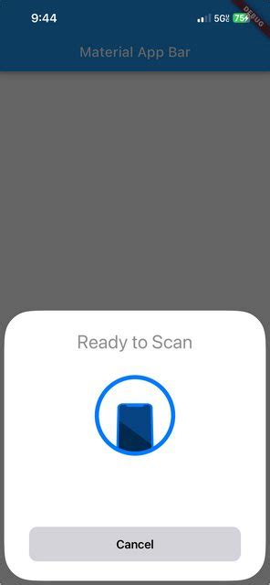 Ios Flutter NFC The Connection To Service Named Apple Nfcd Service Corenfc Was