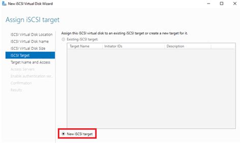 stage 1 creating and configuring iscsi virtual disks