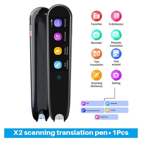 Smart Voice Scan Translator Pen Multifunction Translation Dictionary Pen Real-Time Language ...