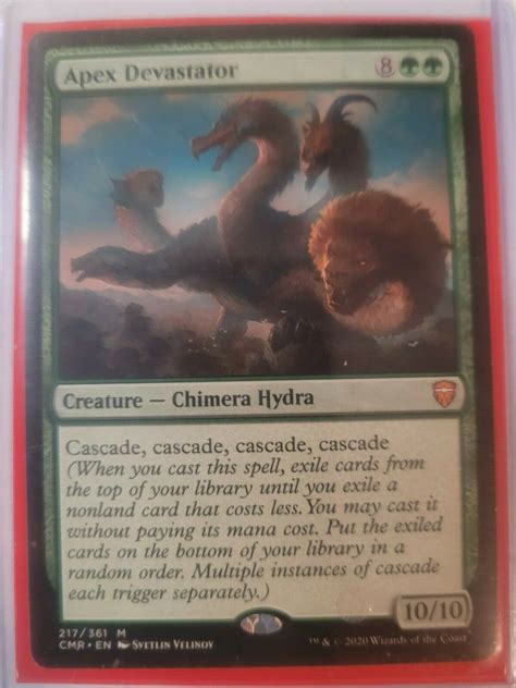 Mtg Commander Legends Apex Devastator Unplayed Values Mavin