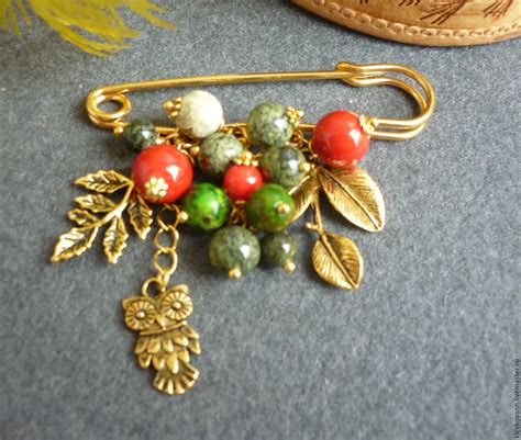 Брошь-булавка " Cовушка 3" – купить в интернет-магазине на Ярмарке ...