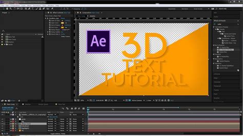 Flomotion After Effects Tutorial 3d Text Animation In After Effects