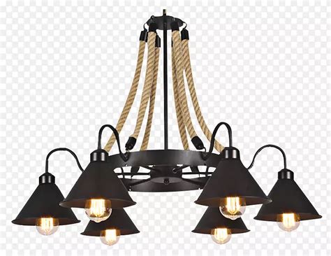 麻绳怀旧工业风吊灯png图片素材下载图片编号qxvknabq 免抠素材网