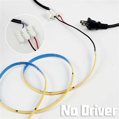 Driverless Ac 110220v Cob Led Strip Light 288296 Ledsm 2700 6000k
