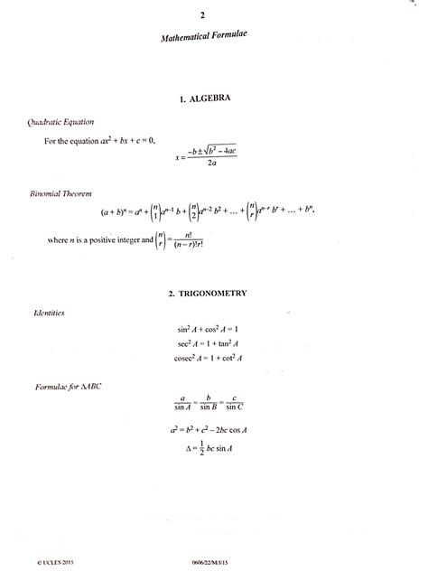 Igcse Add Maths Working Answers 060622 Paper 2 2015 Mayjune Mr