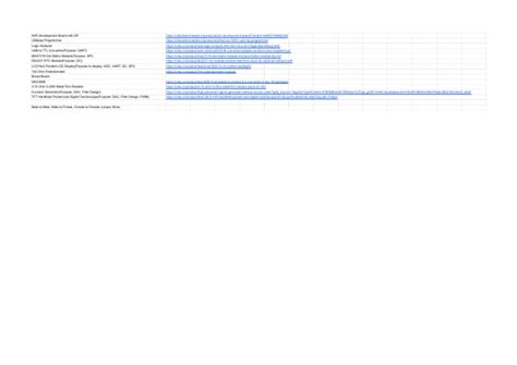 Embedded System Lab Experiment Components And Equipments Sheet1 Pdf