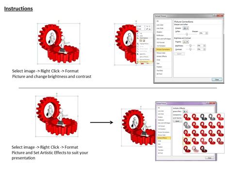 D People Running On Gears Ppt Graphics Icons Powerpoint PowerPoint Presentation Pictures