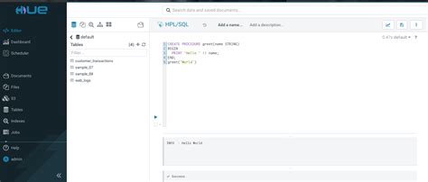 Hue The Open Source Sql Assistant For Data Warehouses