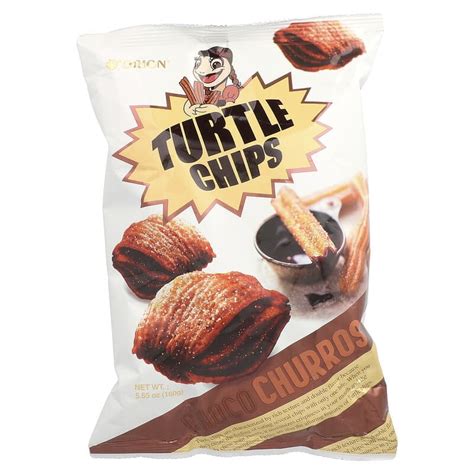 Orion Turtle Chips Choco Churros 565 Oz Pack Of 4