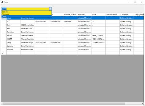 Chuanshuoge Powershell 30 Ui 3 Combobox Datagridview