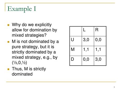 ppt game theory iterated dominance rationalizability powerpoint