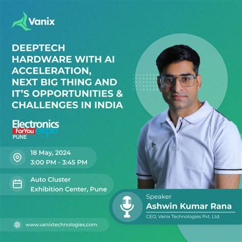 vanix technologies on linkedin efyexpopune2024 electronics