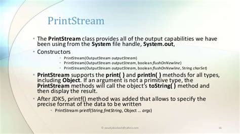 Java Input Output