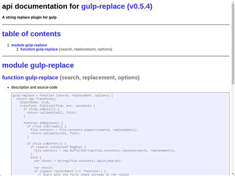 GitHub Npmdoc Node Npmdoc Gulp Replace