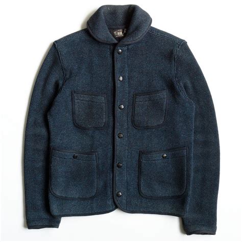 Yahoo オークション 【美品】rrl 【indigo Beach Cloth Jacket】s イ