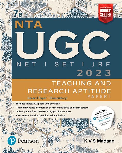 buy nta ugc net set jrf paper 1 teaching and research aptitude 2023
