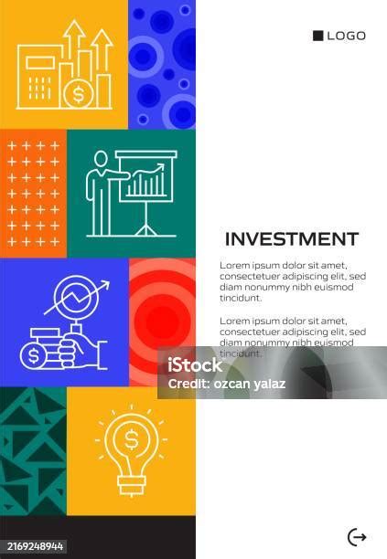 투자 개념 선 스타일 벡터 일러스트 레이 션 경제 은행 금융 및 경제 위험 주식 시장 및 거래소 경제 은행 금융 및 경제 위험