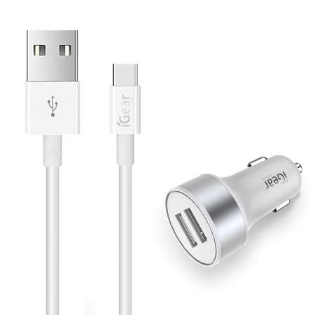 Charger Auto W Cable Usb Type C White Veronicas